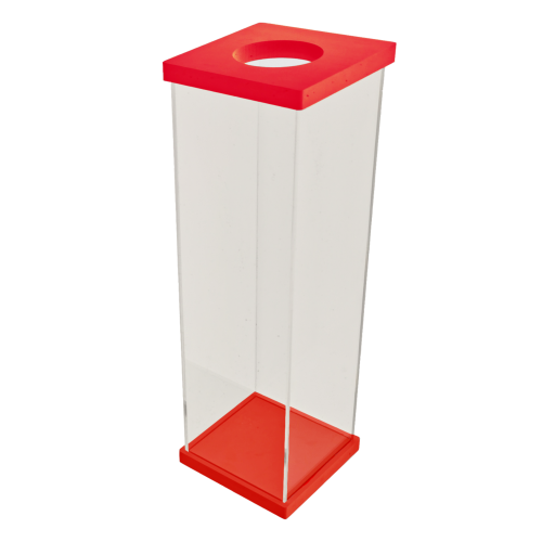 Recipient paralelipipedic colectare baterii uzate, volum 4 litri ...
